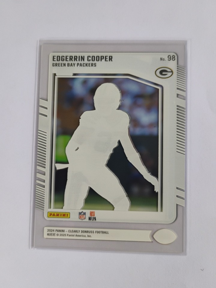 2024 Panini Clearly Donruss Edgerrin Cooper Rookie RC #98 Packers | eBay