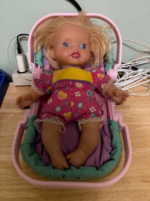 Vintage 1995 Kenner Baby Go Bye Bye Backpack Carrier/Car Seat & Doll | eBay