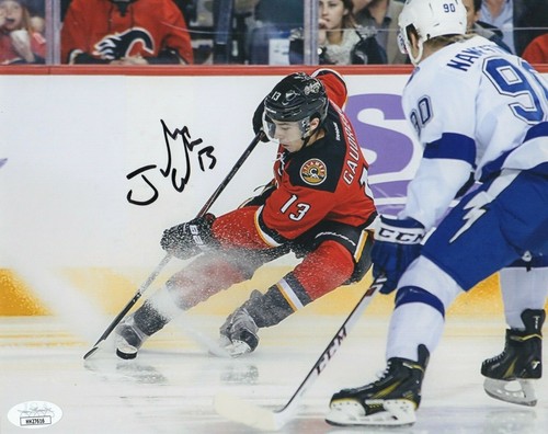 Calgary Flames Johnny Gaudreau Autographed Signed 8x10 Photo JSA COA #6 ...