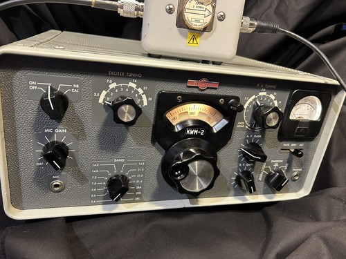 COLLINS KWM-2 HF TRANSCEIVER Ham Radio - Winged EMBLEM ( Works Well) | eBay