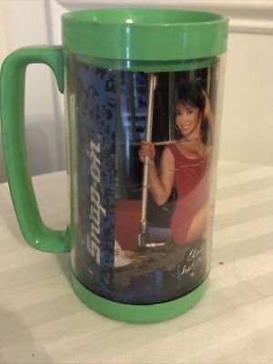 Vintage Snap On Tools Pin Up Girl Plastic Thermos Serve Cup/Mug Sept ...