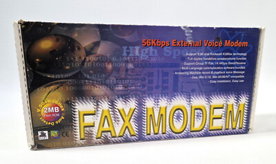 IBM Coursier 56K Fax Modem 56 Kbps Extrene Voice Routeur H52PT-3020 ...