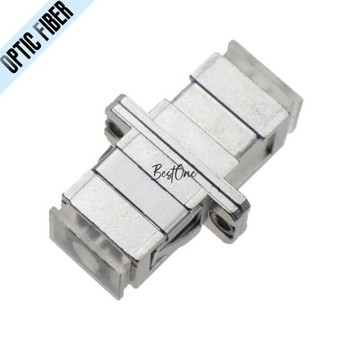 25Pcs SC to SC Metal SM/MM Simplex Optic Fiber Connector Optical ...