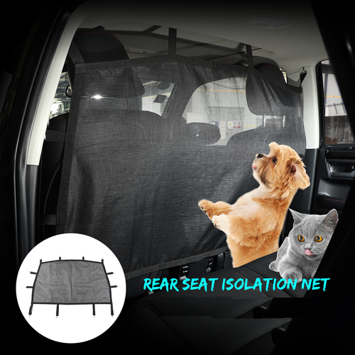 Car Rear Seat Trunk Cargo Isolation Mesh Cargo Net Pet Barrier for ...