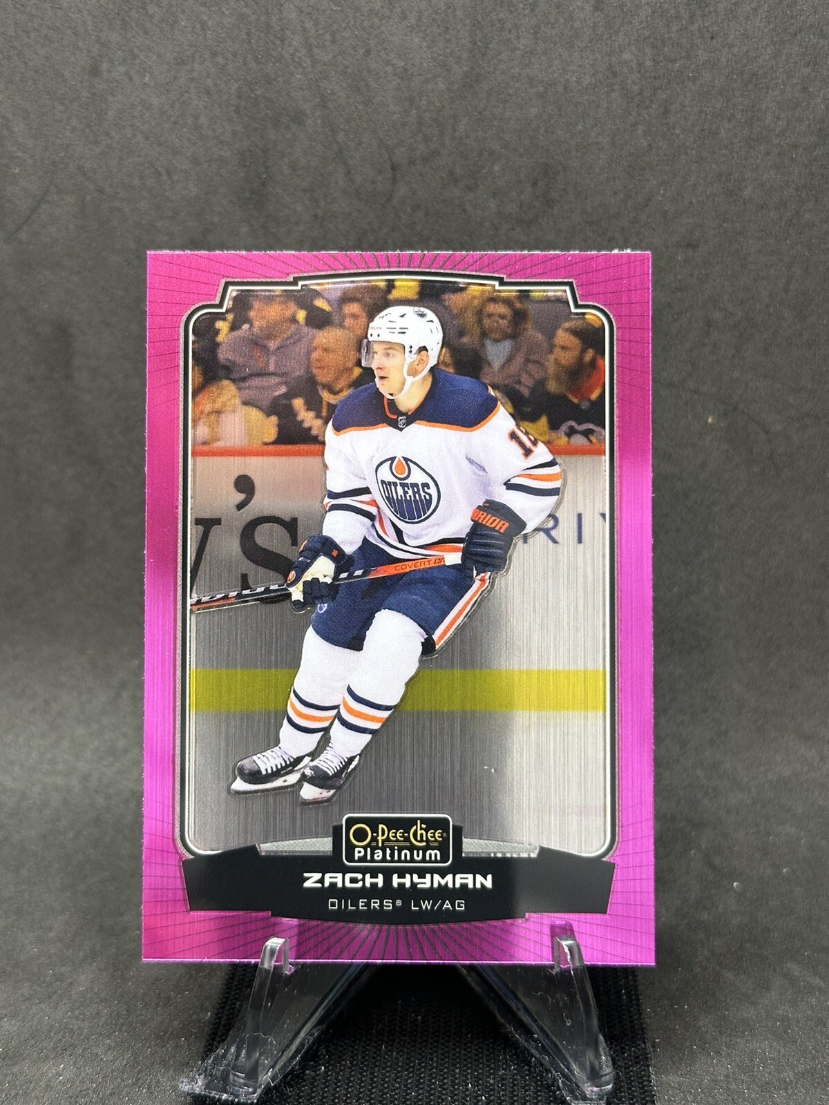 2022-23 O-Pee-Chee Platinum ZACH HYMAN MATTE PINK #115 EDMONTON OILERS ...