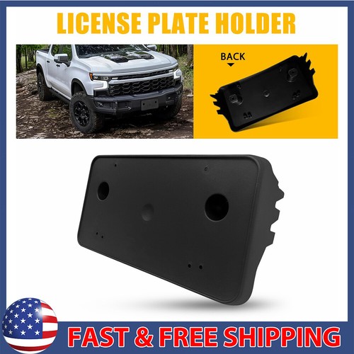 For Chevy 2022-2023 Silverado BUMPER FRONT LICENSE PLATE HOLDER NEW ...