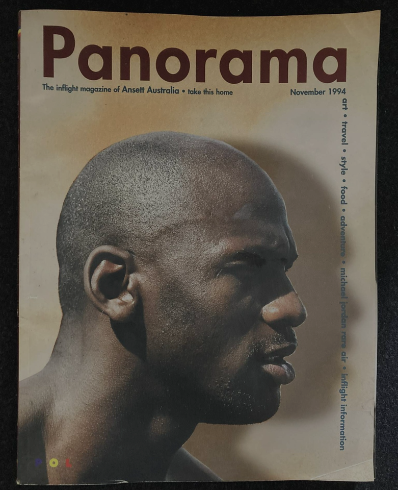 FANS OF MICHAEL JORDAN & SHANE WARNE Ansett Magazine Nov 1994 ...