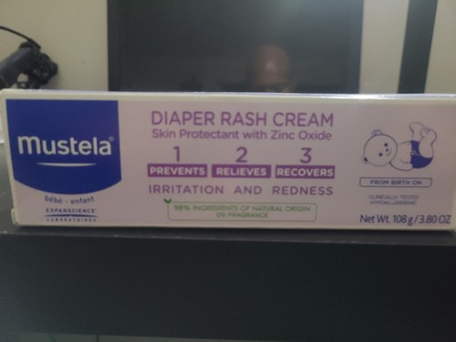 Mustela Baby Diaper Rash Cream 1 2 3, Prevents and Protects 3.8 oz EXP ...