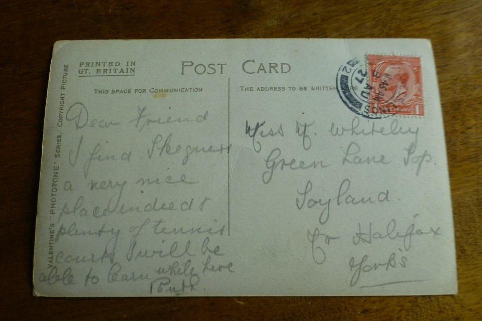 W903 The SANDS SKEGNESS Postcard c1927 | eBay