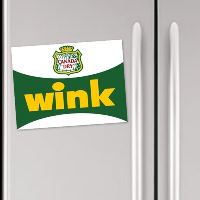 WINK Delicious SODA POP Bar and Kitchen Drink Fridge Magnet 5 x 4 ...