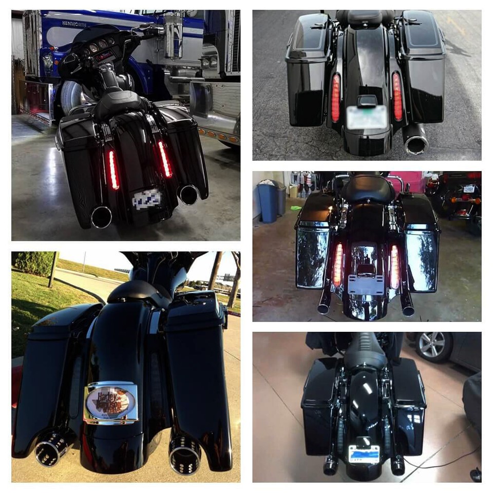 4" Stretched Extended CVO Rear Fender For Harley Touring Electra Glide ...