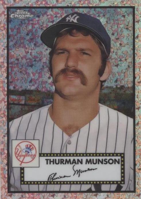 2021 Topps Chrome Platinum Anniversary - Thurman Munson #604 Rose Gold ...