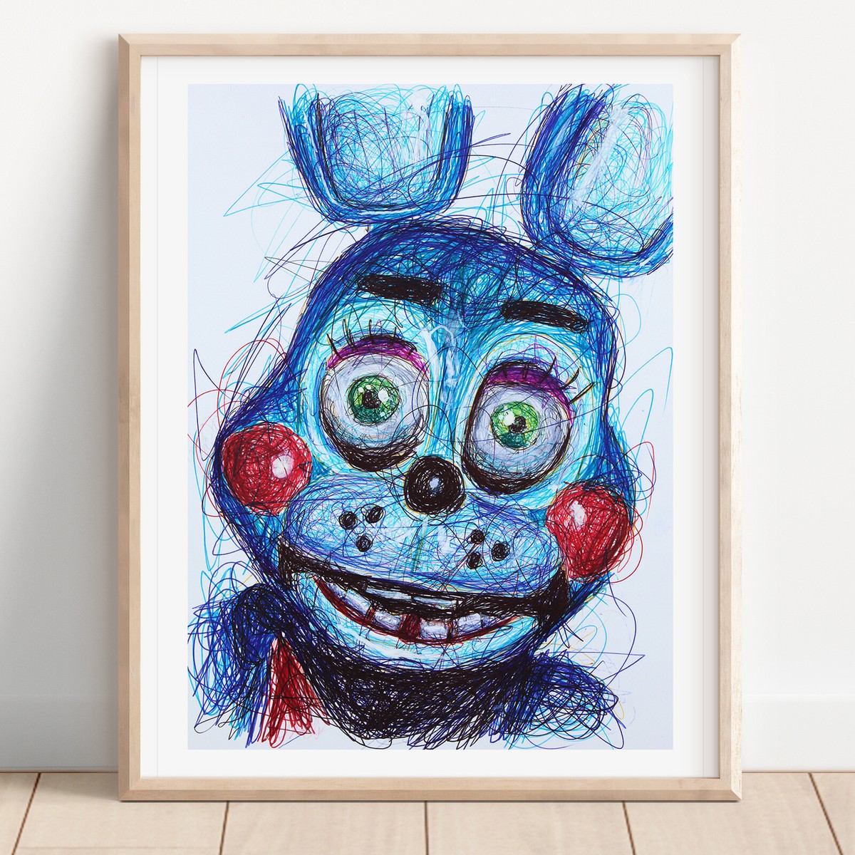 Toy Bonnie Fnaf 2 Drawing