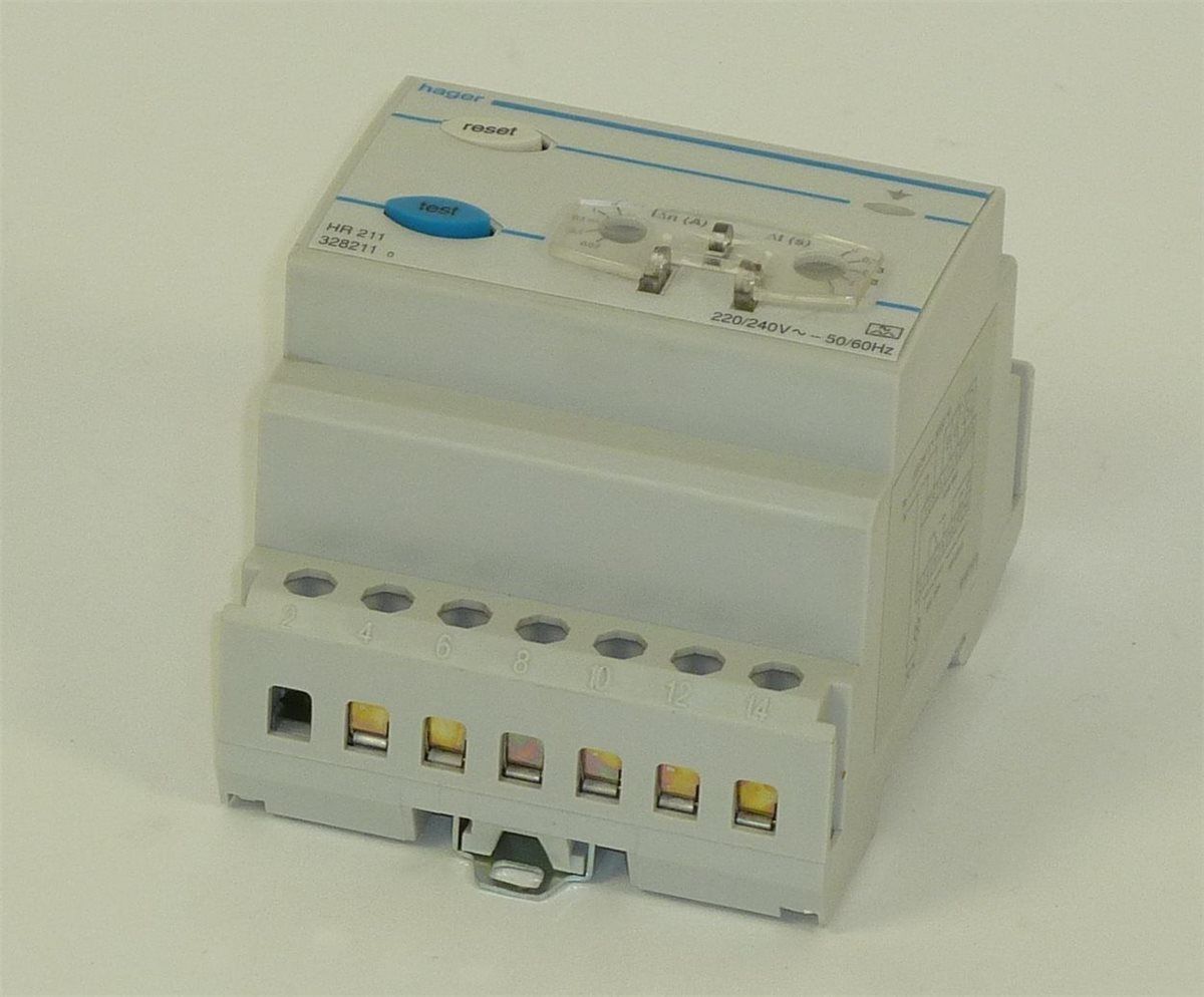 Hager fault current protection relay, HR211,328211 | eBay