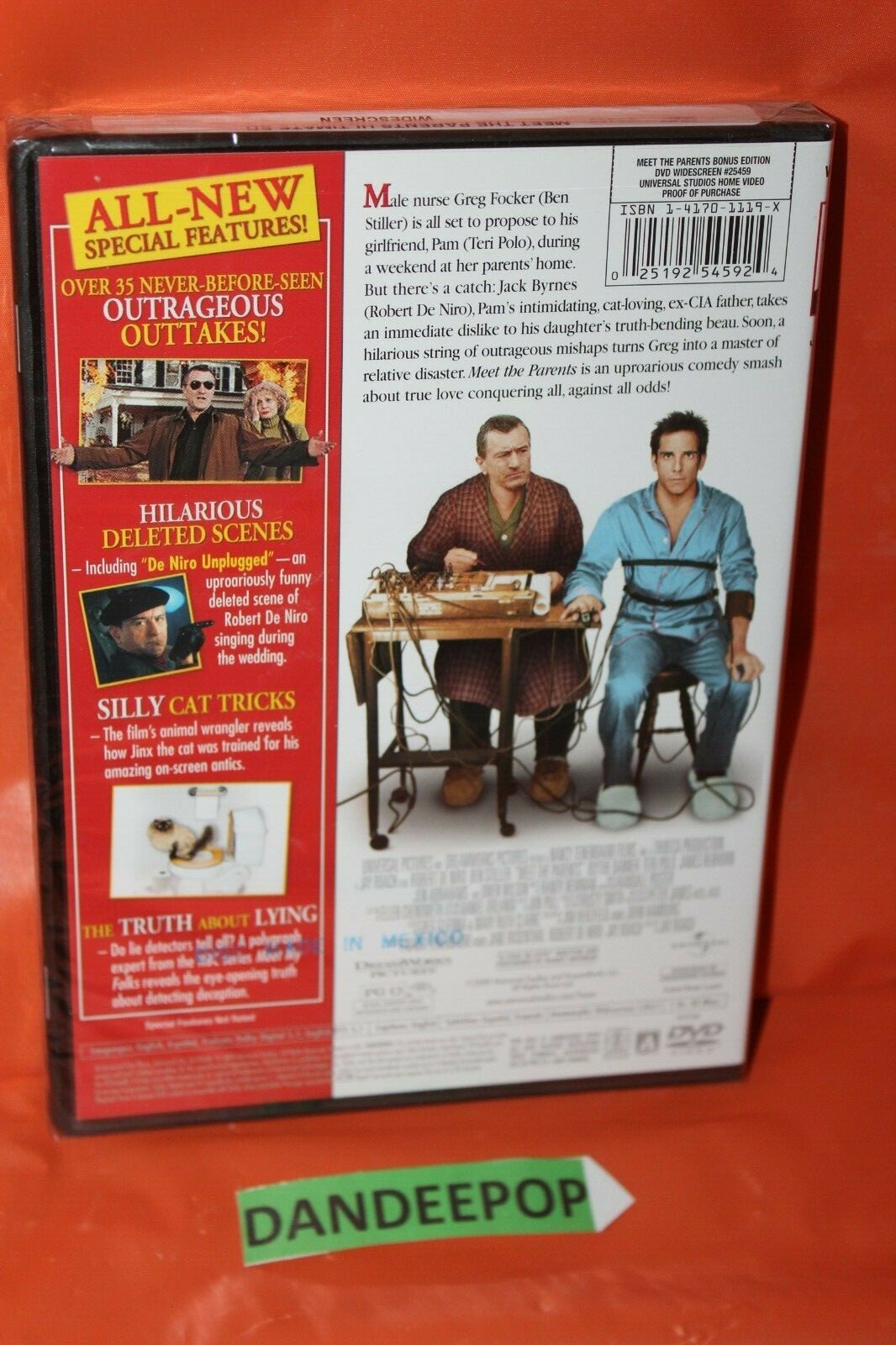 Meet the Parents (DVD, 2004, Widescreen) Movie 25192545924| eBay