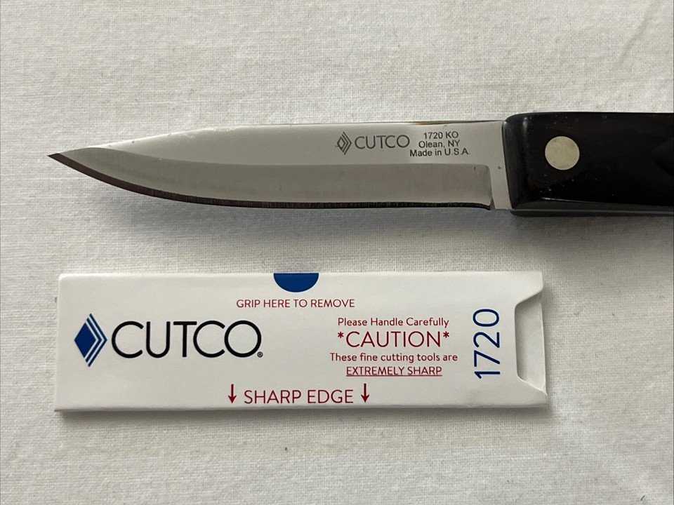 Cutco 1720 Paring Knife Dark Brown Handle Factory Sharpened USA | eBay