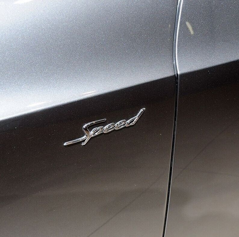 Glossy Chrome Speed Emblem For Continental GT GTC Fender Side Badge ...