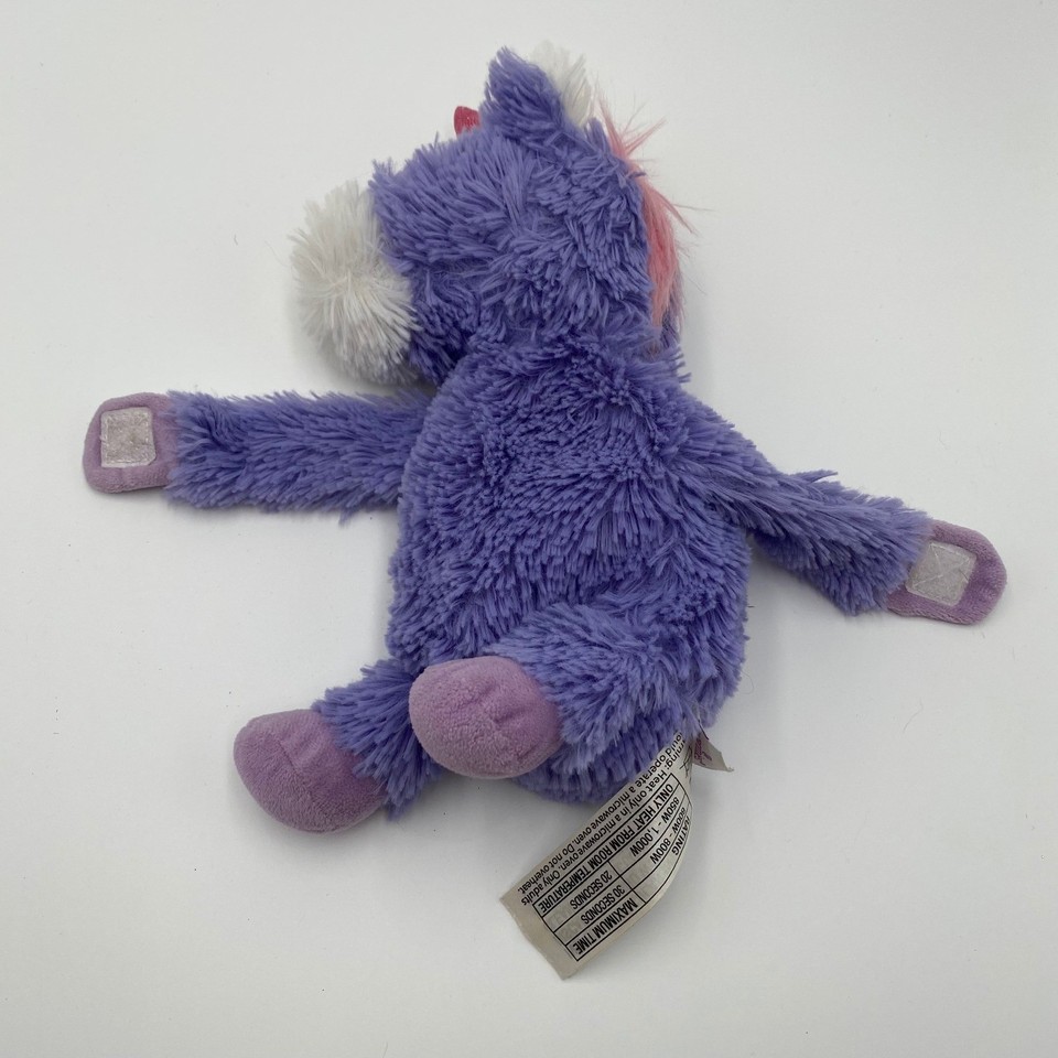 Warmies Purple Unicorn Huggies Plush Microwavable Lavender Scented ...