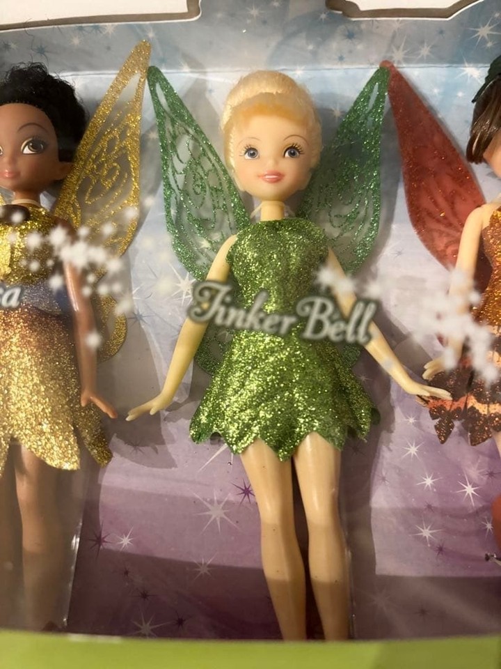 Disney Fairies Tinker Bell Mini Doll Set of 5 Very Good | eBay