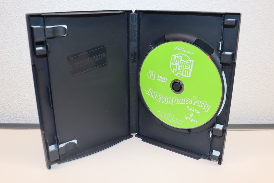 Rare Blockbuster Jim Henson's Animal Jam JAM ROOM Dance Party DVD ...
