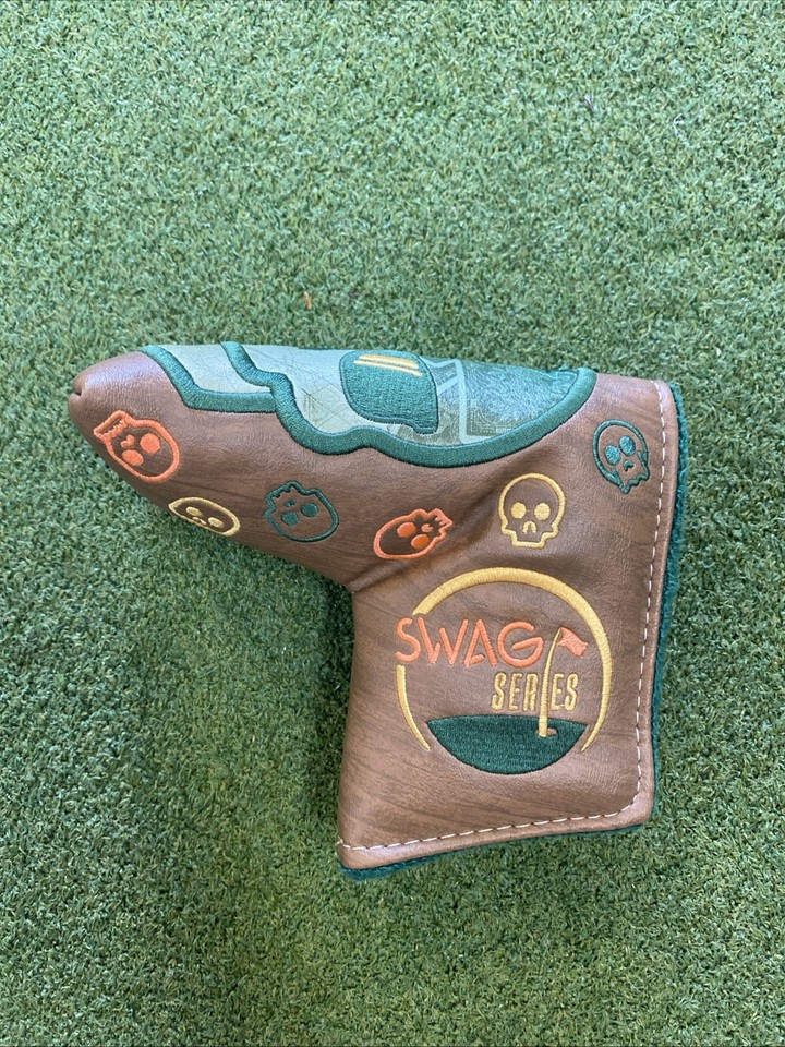 Swag Golf Tournament Series Blade Putter Head Cover Brown/Green | eBay