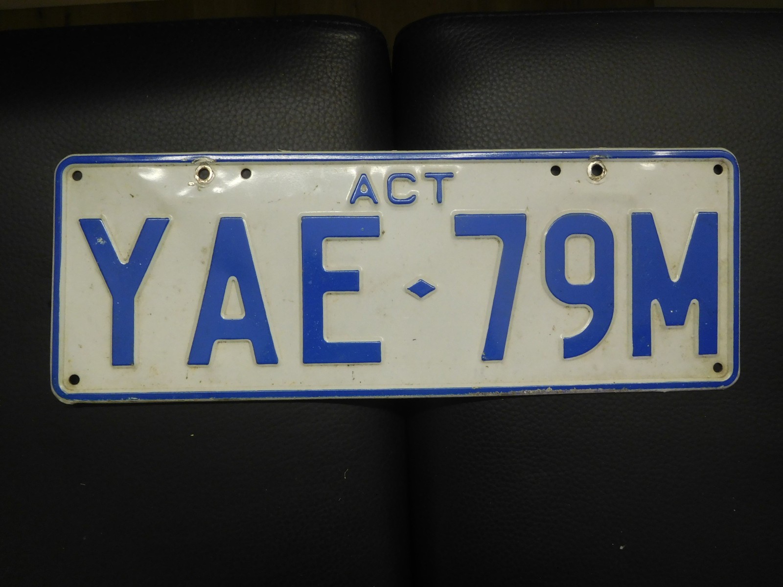 License Plate Number Plate ACT No Slogan YAE 79M | eBay Australia