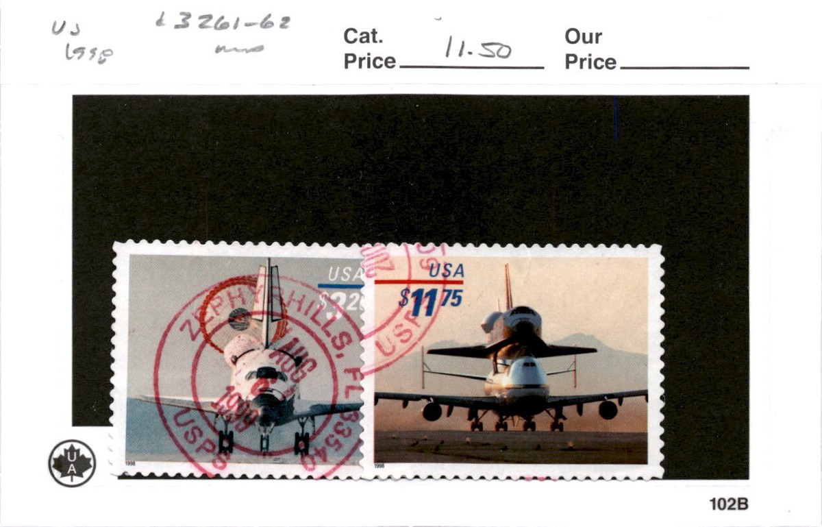Space Shuttle Postage Stamps Value