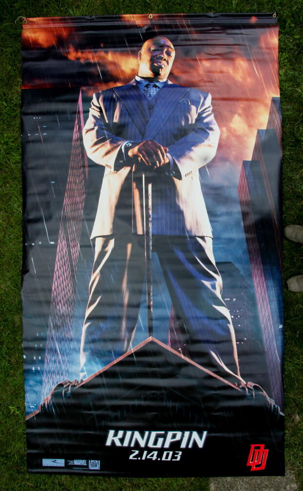 Kingpin (Marvel) Vinyl Movie Theater Poster, 106" x 60", Promo Banner ...