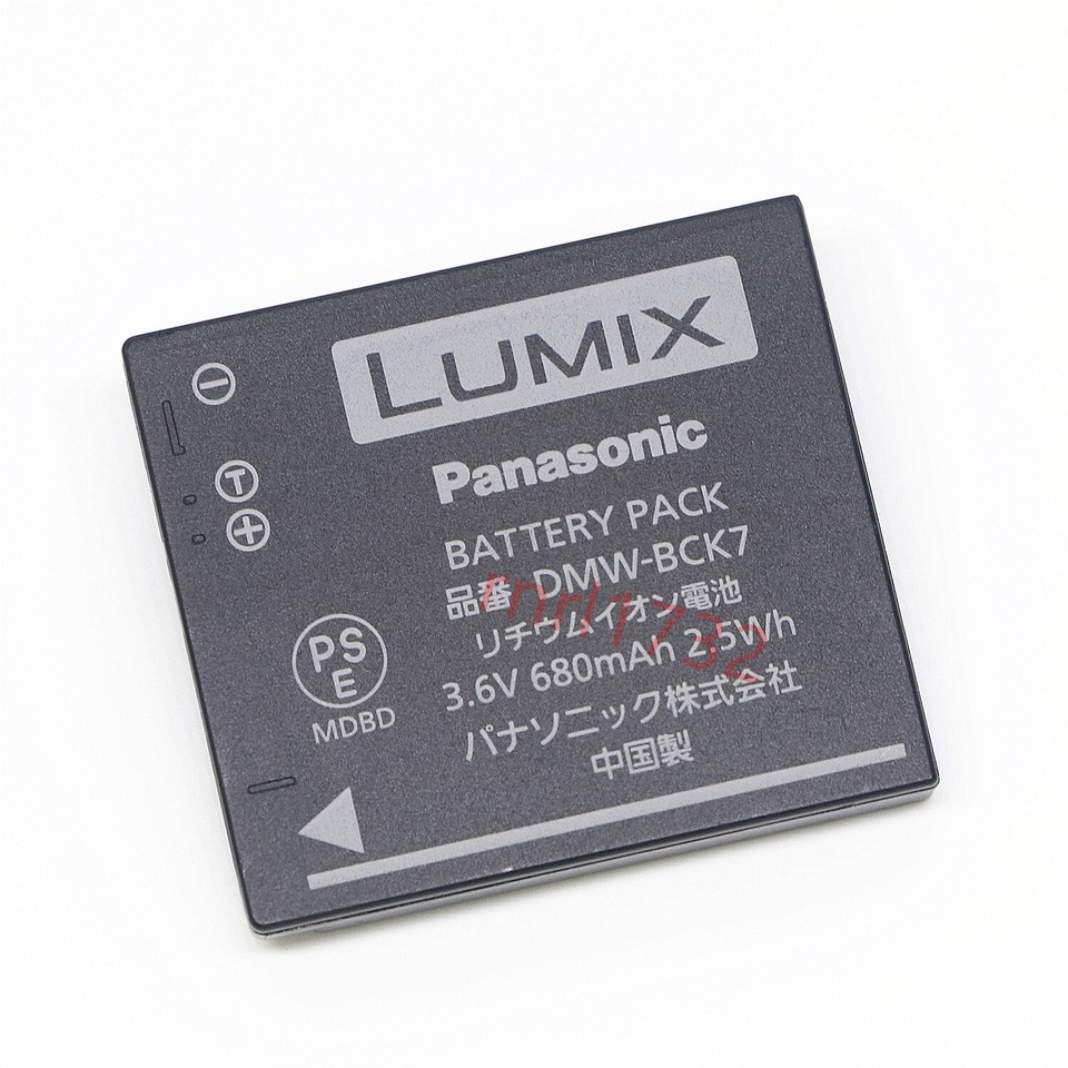 Original Panasonic DMW-BCK7 Battery For Lumix DMC-S5 SZ02 SZ1 SZ5 TS30 ...