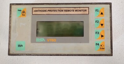 ESA VT60 / VT 60Cathodic Protection Remote Monitor Interface Panel for ...