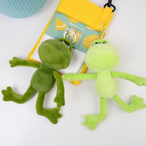 Cartoon Frog Plush Keychain Soft Funny Frog Pendant Lovely Unisex | eBay