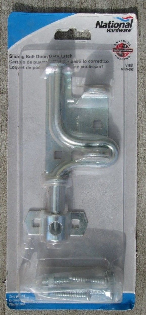 National Gate Latches Latch Bolts Bolt Locks Sliding Foot Top Mount ...