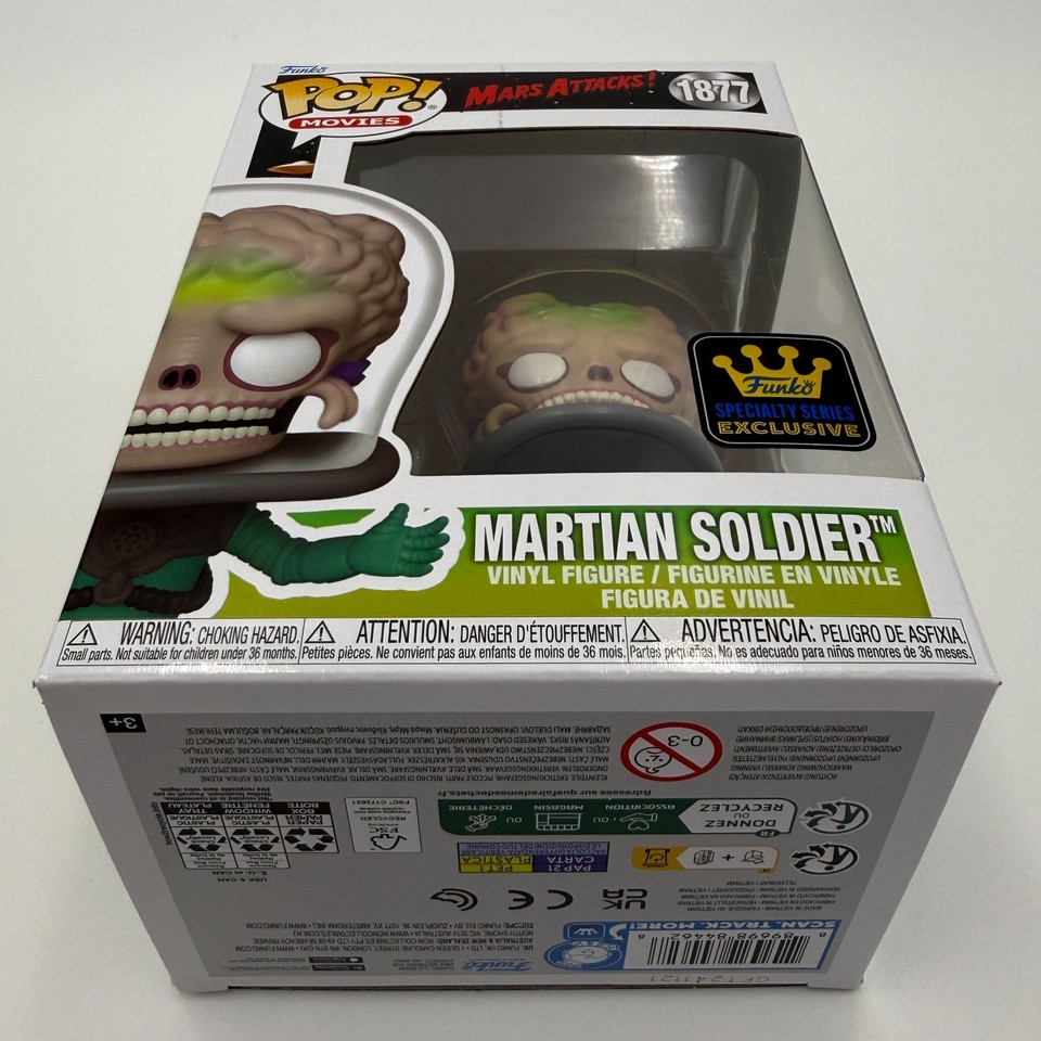 FUNKO POP! MARS ATTACKS! MARTIAN SOLDIER VINYL FIGURE #1877 - DAMAGED ...