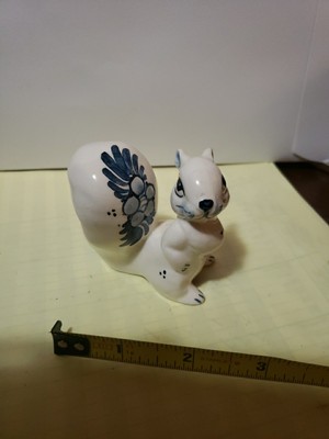 Vintage Blue And White Squirrel | eBay