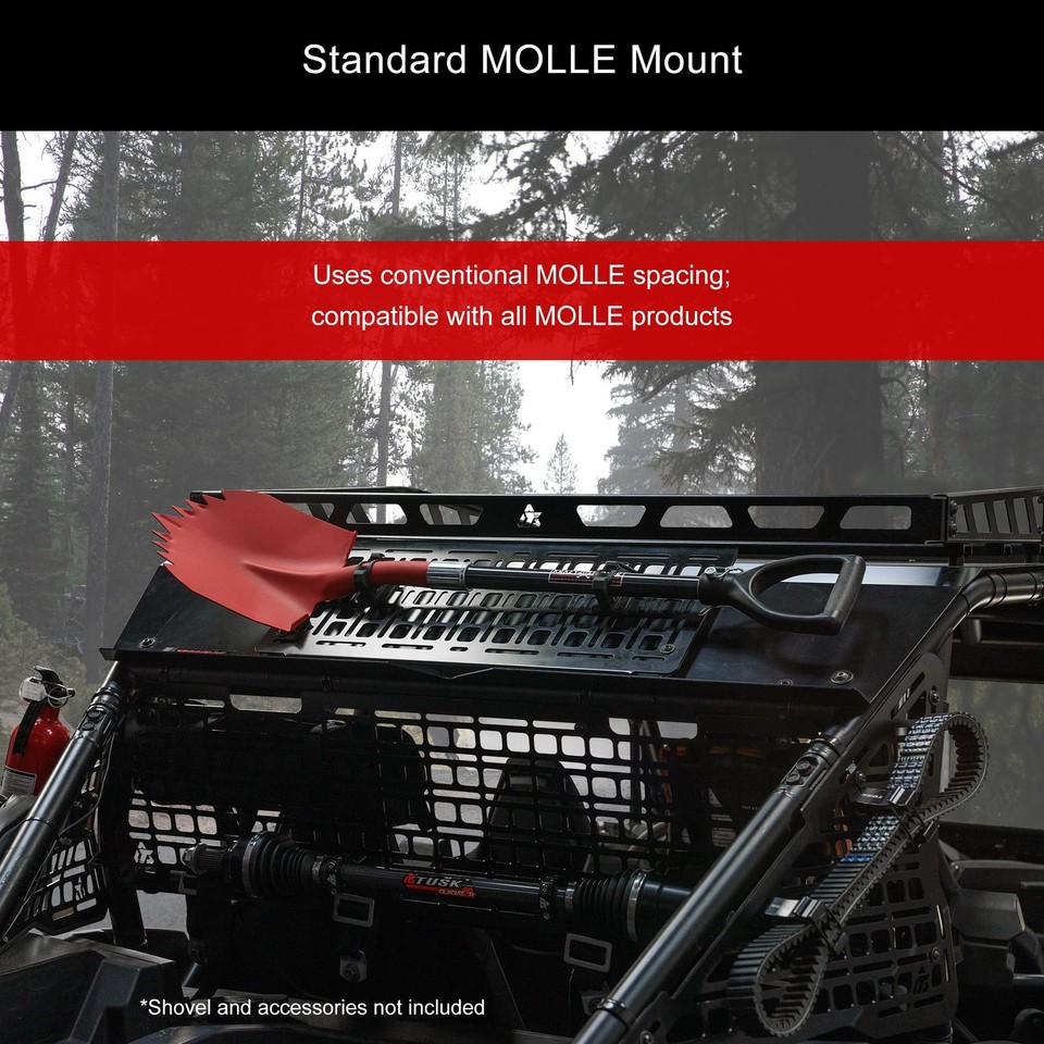 Tusk Universal Aluminum MOLLE Panel Durable Mounting Accessory for UTV ...