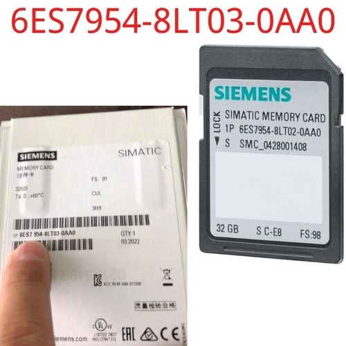 6ES7954-8LT03-0AA0 SIMATIC S7, memory cards for S7-1x 00 CPU, 3, 3V Flash, 32 GB | eBay
