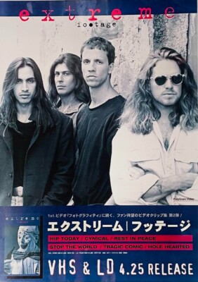 Extreme / Footage 1996 VHS Japan Original Promo Poster B2 20x28 in | eBay