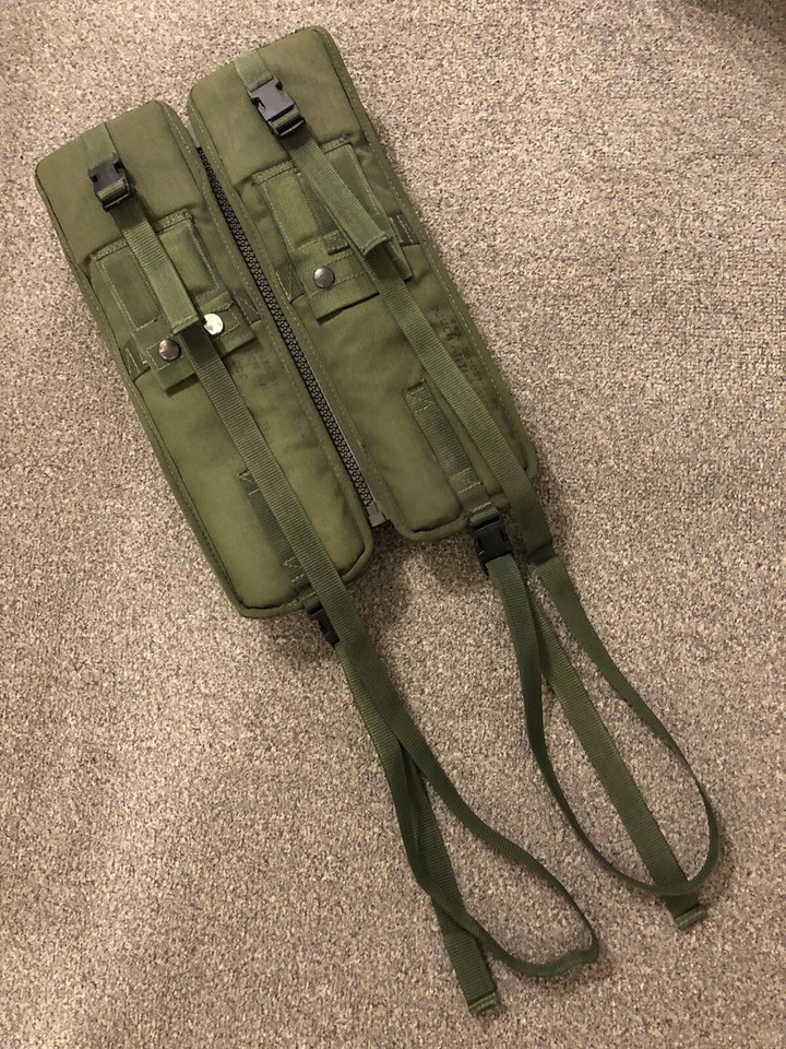 RARE BRITISH ARMY 90 PATTERN PLCE WEBBING SA80 RGGS GRENADE POUCHES ...