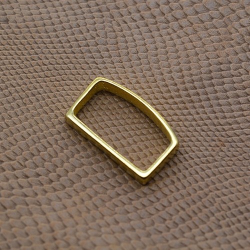 Solid Brass Belt Buckle Rectangle Ring 40mm 1.5 Replacement DIY EDC ...