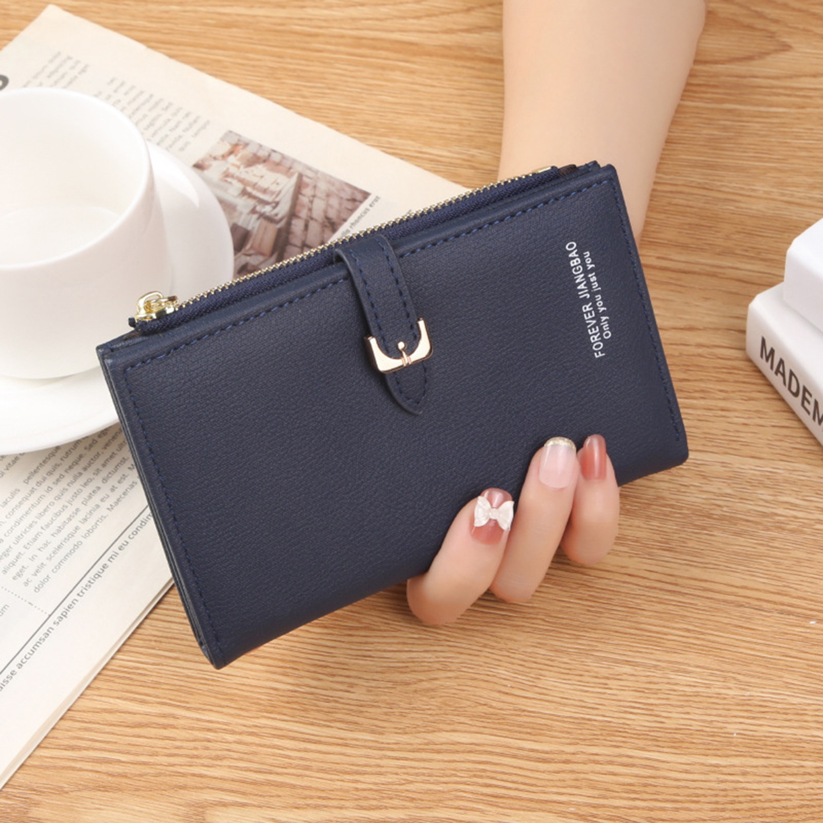 Women Money Bag Long Women Wallet Luxurious Faux Leather Women's for ...