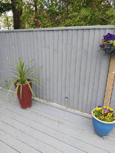 Fence Capping Rail Pressure Treated Wooden Rebated Fence Panel Capping ...
