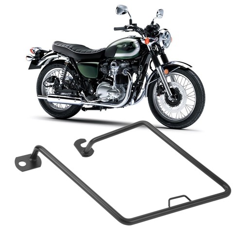 Left Motorcycle Side Saddle Bag Support Rack High Strength Side Luggage ...