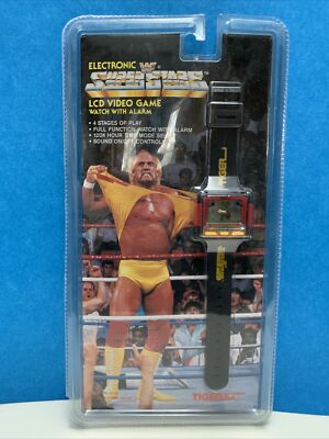 WWF Superstars Tiger Electronics Game Watch 1990. OOP Rare | eBay