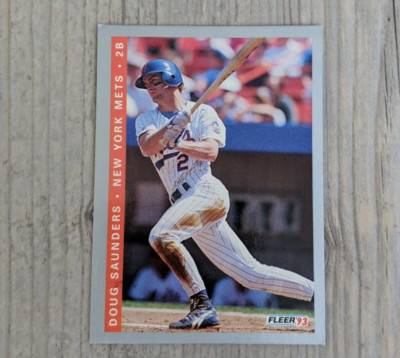 1993 Fleer Final Edition, New York Mets Baseball Card F-105 Doug ...
