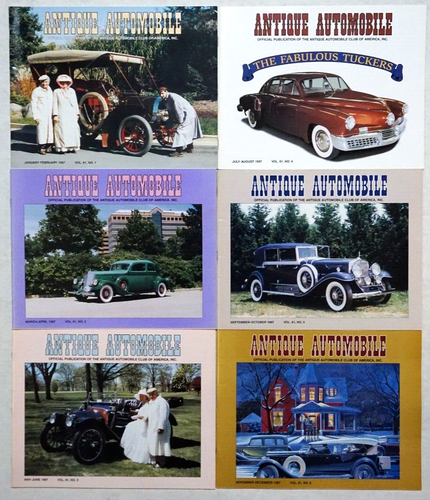 Lot of 6 Complete 1997 Year AACA Magazine Antique Automobile Club Of ...