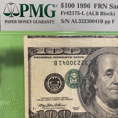 1996 $ 100 DOLLAR INVERTED PRINTING ERROR SUPER TOP RARE! | eBay