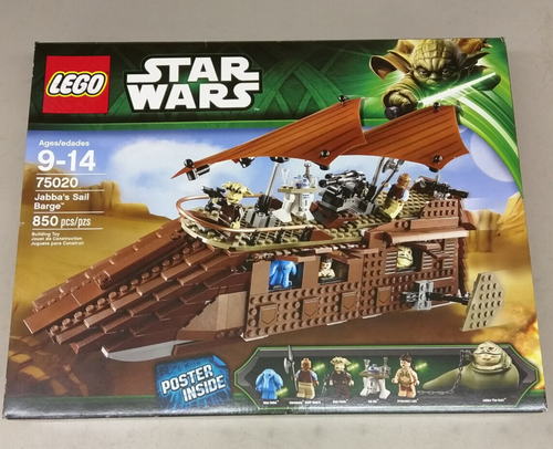 LEGO Star Wars 75020 Jabba's Sail Barge NEW Leia Slave Max Rebo Ree ...