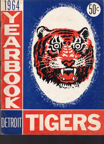 Vintage 1964 Detroit Tigers Yearbook MLB Baseball good shape Kaline ...