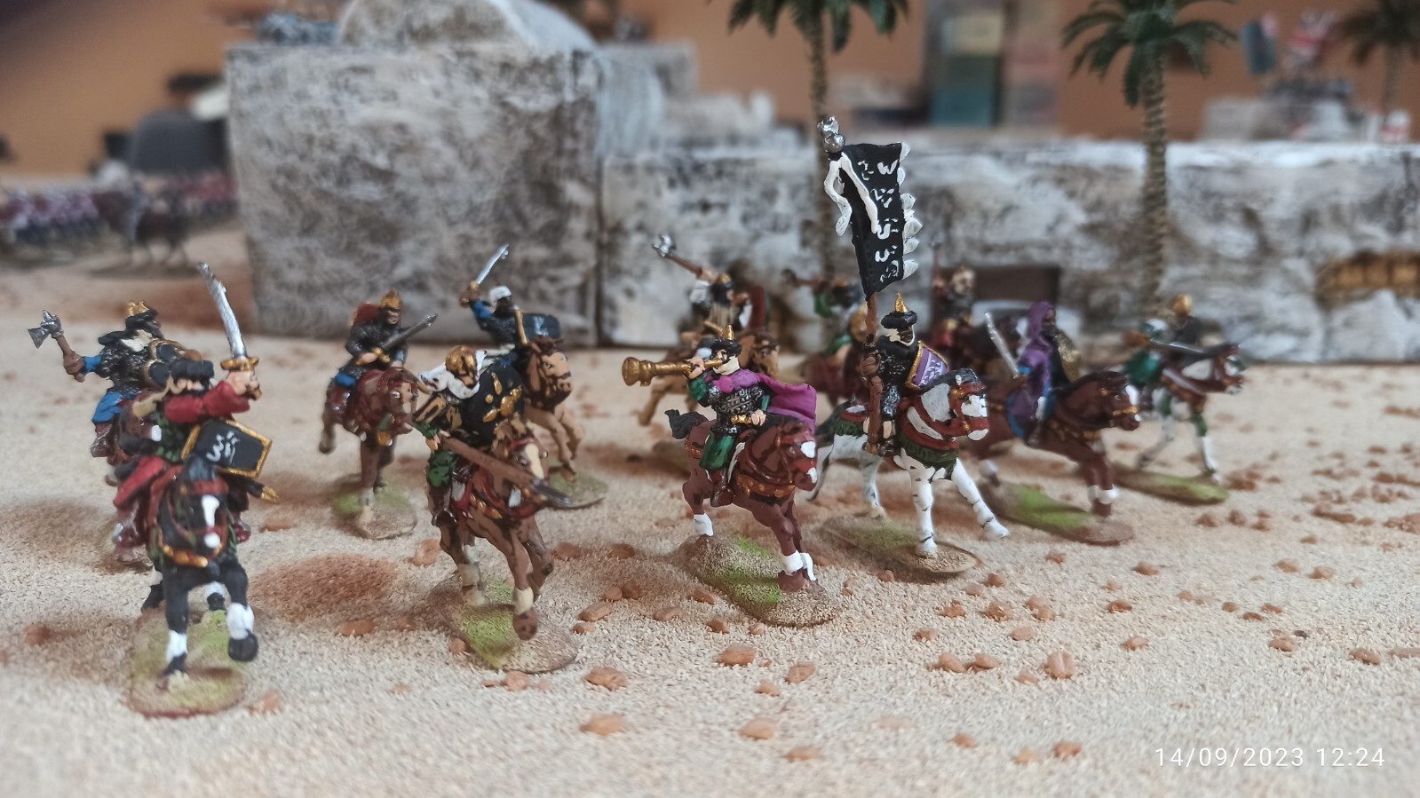 1/72 - El Cid / Crusades Arab - Muslim Cavalry - Strelets / pro painted ...