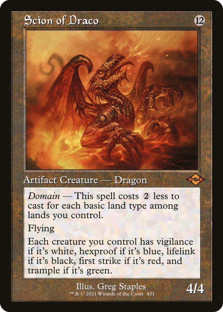 Scion of Draco (Retro Frame) Modern Horizons 2 Foil for sale online | eBay